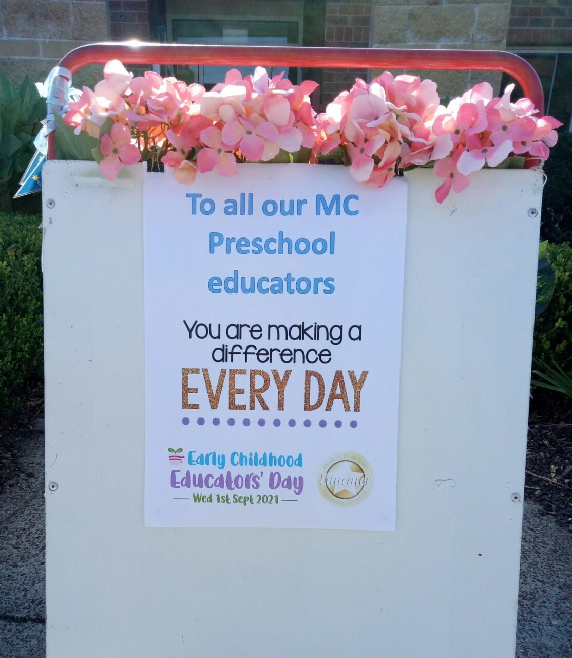 Celebrating Early Childhood Educators' Day! - Macquarie College Preschool